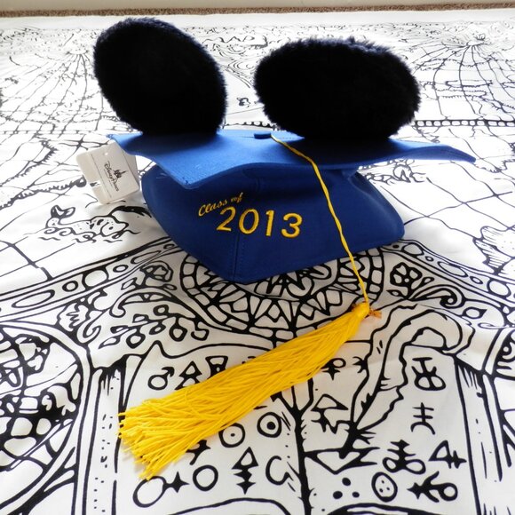 Disney | Accessories | Disney Class Of 23 Mickey Ear Graduation Cap ...